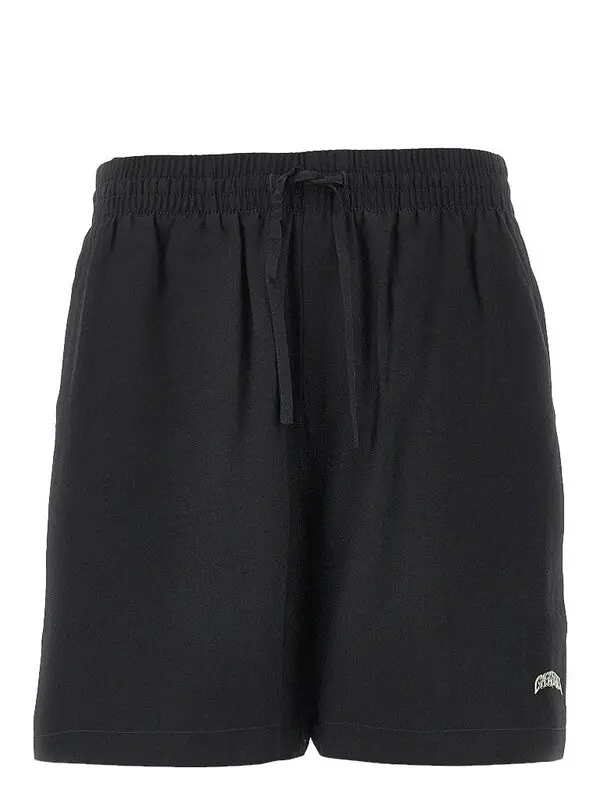 Casablanca Jacquard Silk Shorts - Black