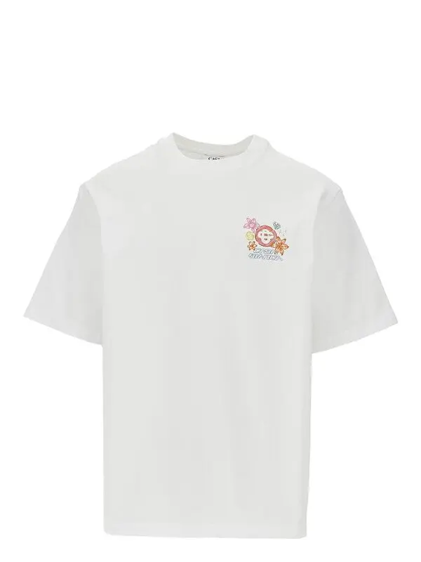 Casablanca Collage D'icone Graphique Overized T-hirt - White