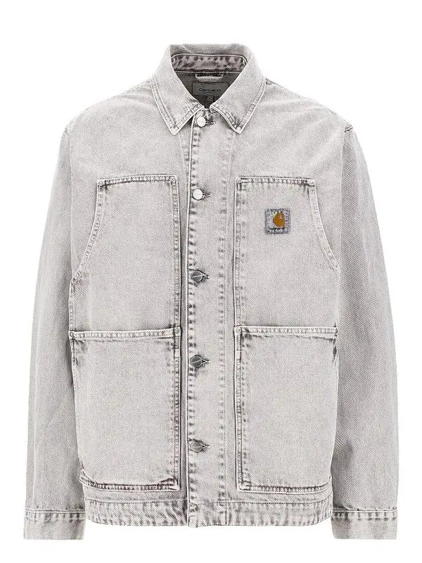 Carhartt Work In Progress Denim Double Front Jacket - Grey