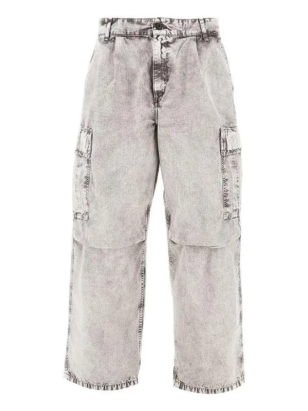 Carhartt Work In Progress Cole" Cotton Ripstop Cargo Pants - Grey