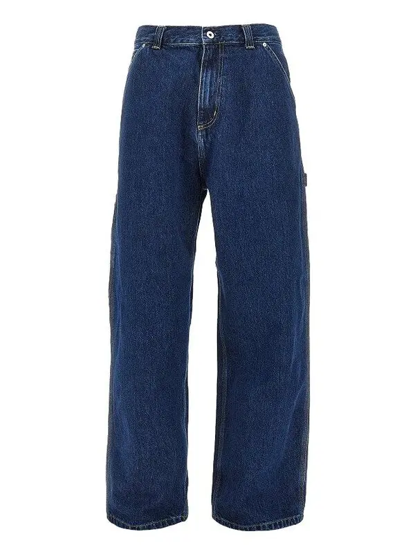 Carhartt Work In Progress Belont Denim Workwear Pants - Blue