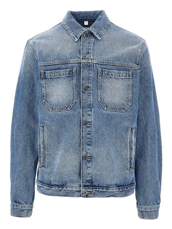 Off-White Half Arrow Skate Denim Jacket - Blue