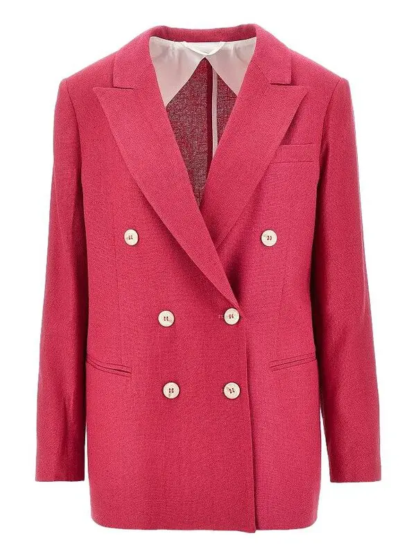 VITOVI Silk Bourette Jacket - Pink