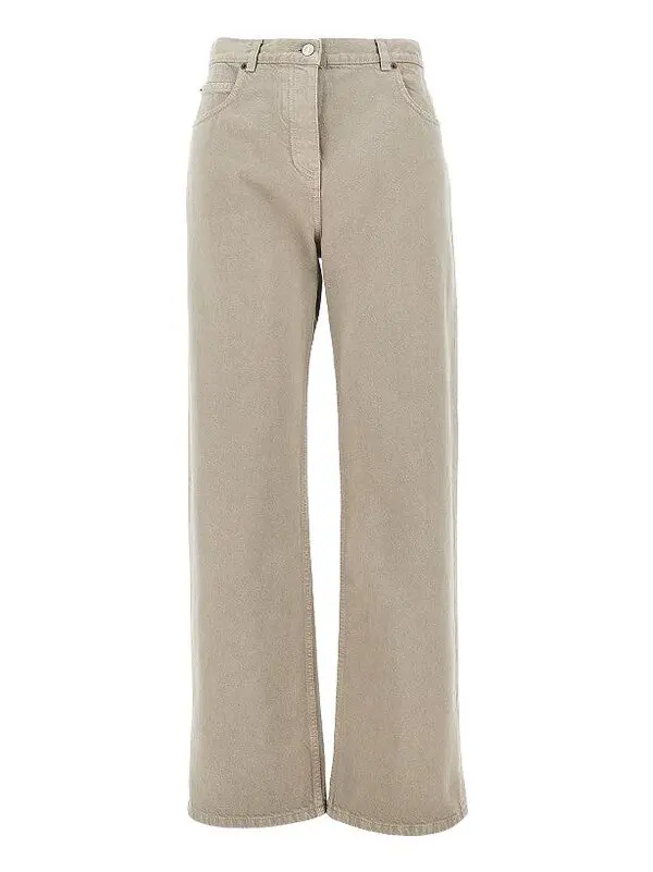 THE ROW Finbarr Garment-dyed Cotton Denim Jeans - Grey