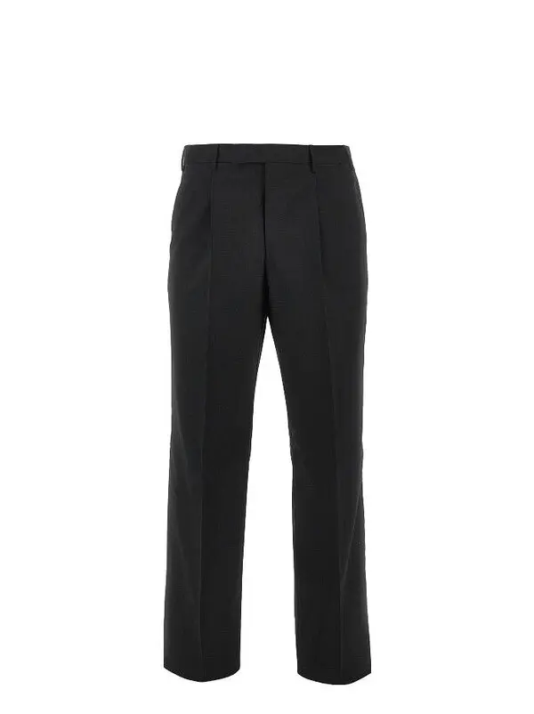 PT TORINO Diciannove Stretch Wool-blend Trousers - Black