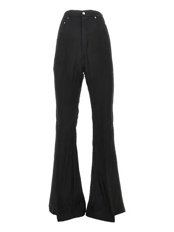 Rick Owens Bolan Twill Bootcut Pants - Black