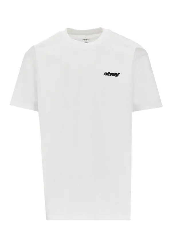 Obey Dice' Print T-shirt - White
