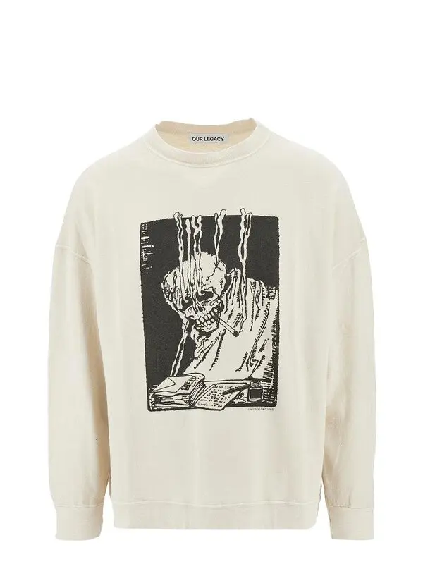 Our Legacy Printed Sweatshirt - Beige
