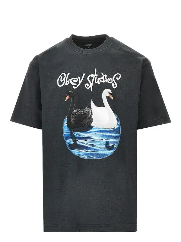 Obey Wan' Print T-hirt - Black