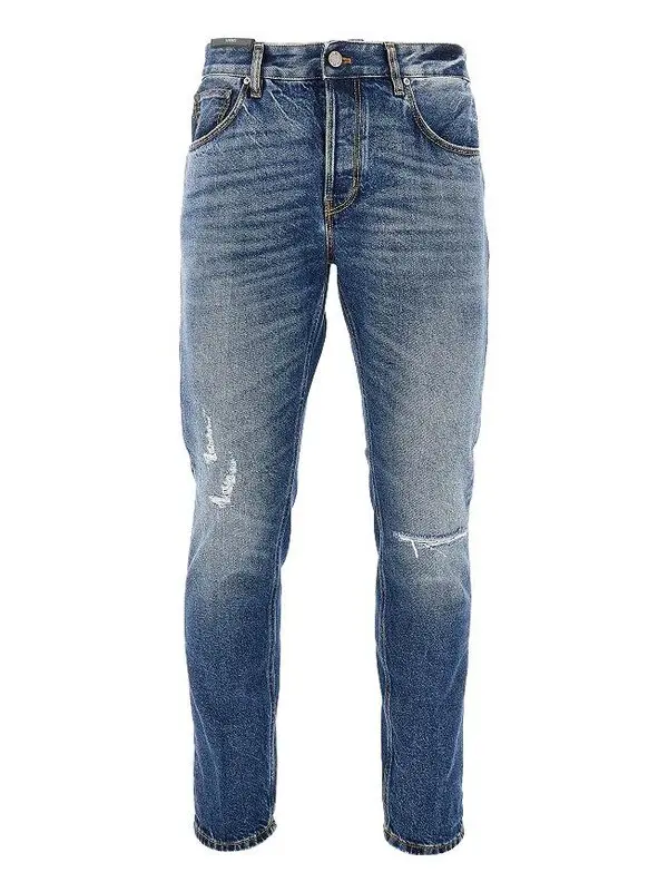 PT TORINO Slim Fit Cotton Denim Jeans - Blue