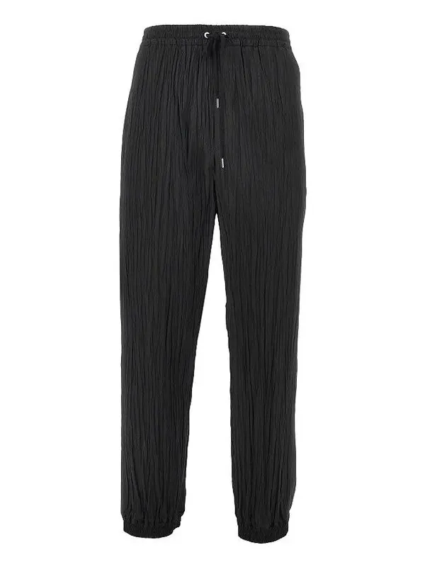 TATRAS Skiathos Pleated Twill Pants - Black
