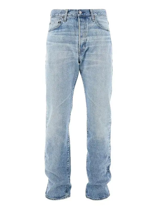 LEVI'S 501 1980s Light-wash Cotton Denim Jeans - Blue