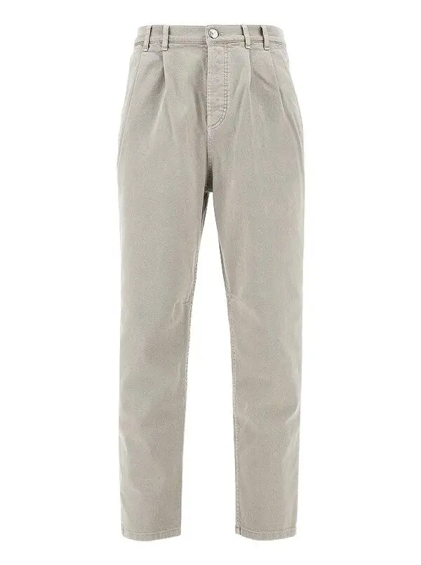 Brunello Cucinelli Iconic Fit Denim Pants - Grey