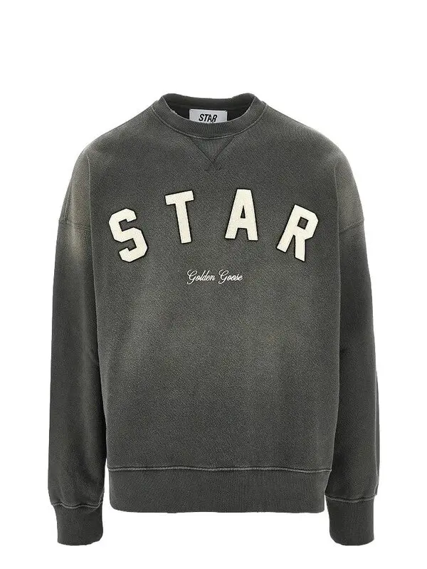 GOLDEN GOOSE Star" Patch Sweatshirt - Grey