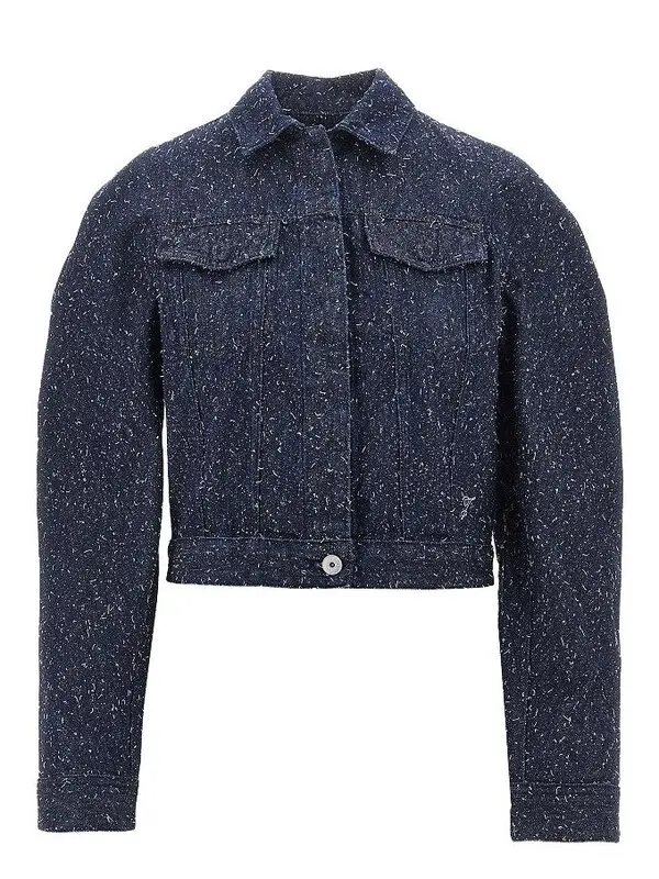 Jacquemus De-nîmes Ovale Denim Jacket - Blue