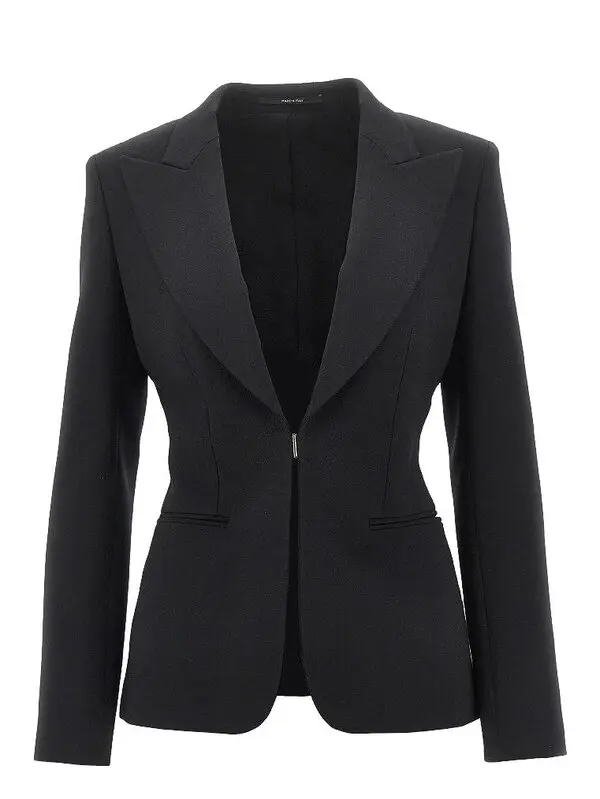 Gucci Stretch Technical Wool Jacket - Black