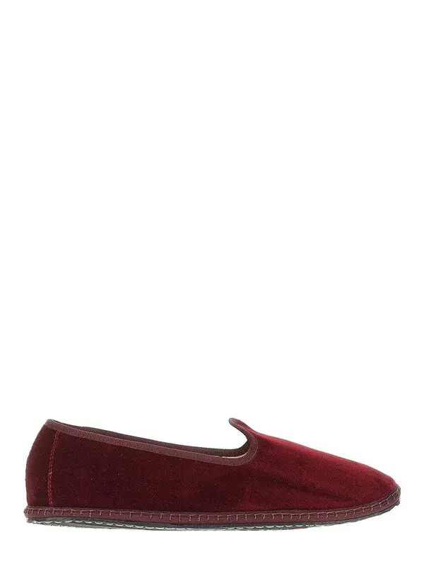 VIBI VENEZIA Velvet Slippers - Red