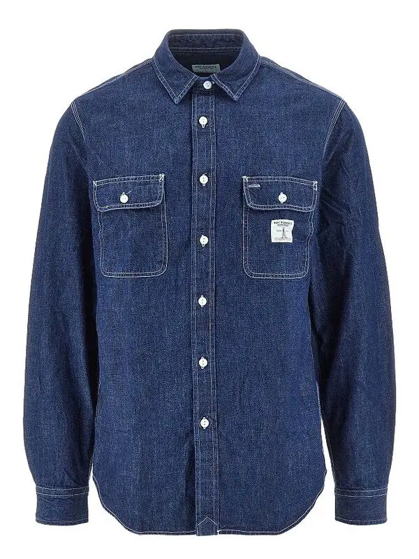 ROY ROGER'S Denim Utility Hirt - Blue