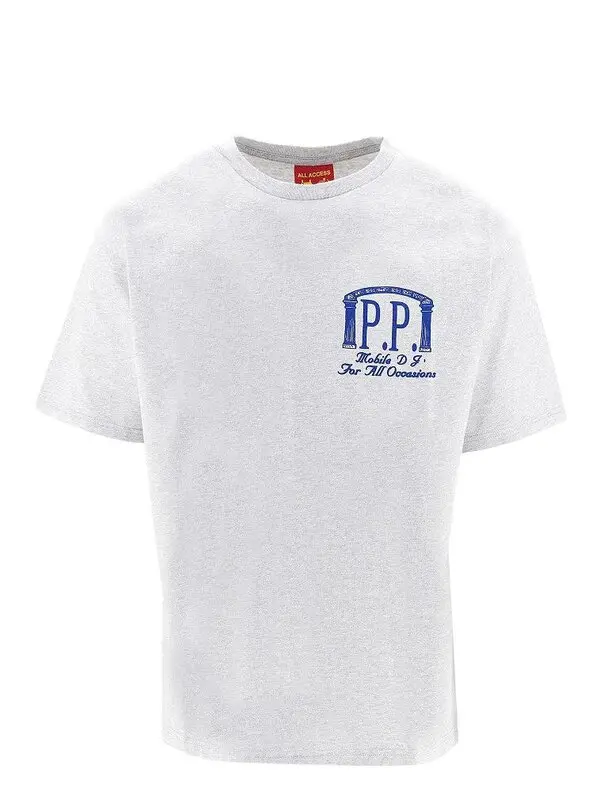 PUBLIC POSSESSION Mobile D J' Cotton T-hirt - Grey