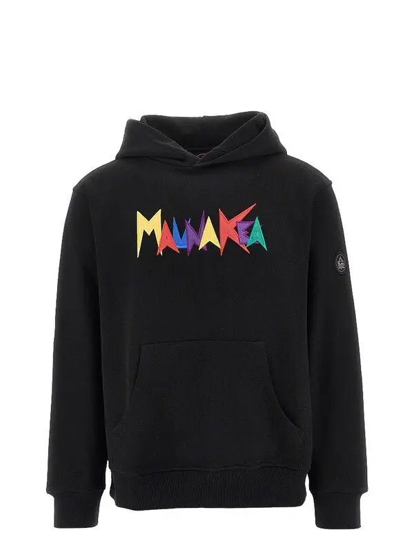 MAUNA KEA Heritage Macro Logo Hoodie - Black