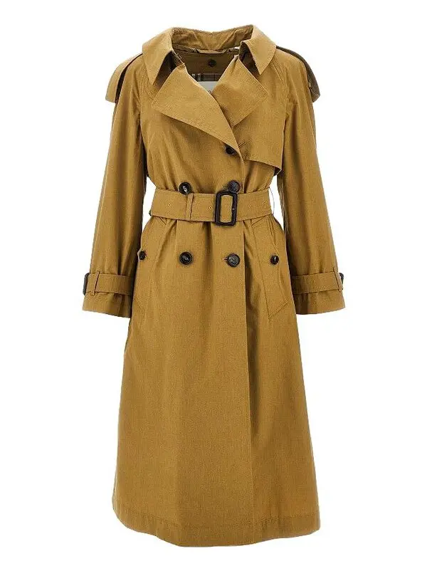 Burberry Fitzrovia Trench Coat With Removable Liner - Khaki