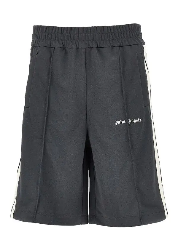 Palm Angels Classic Logo Track Shorts - Grey