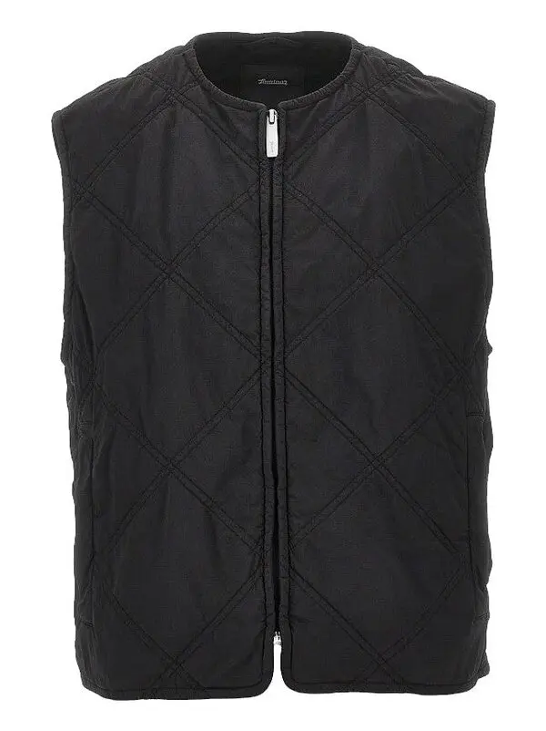 Herno Quilted Vest - Black