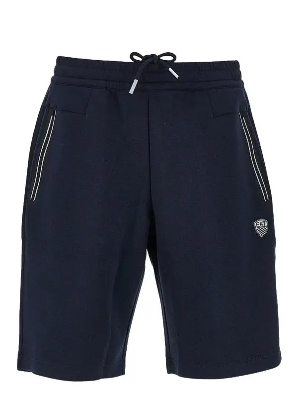 EA7 Stretch Jersey Shorts - Blue