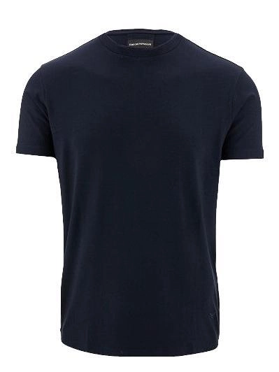 Emporio Armani Viscose Jersey T-shirt - Blue
