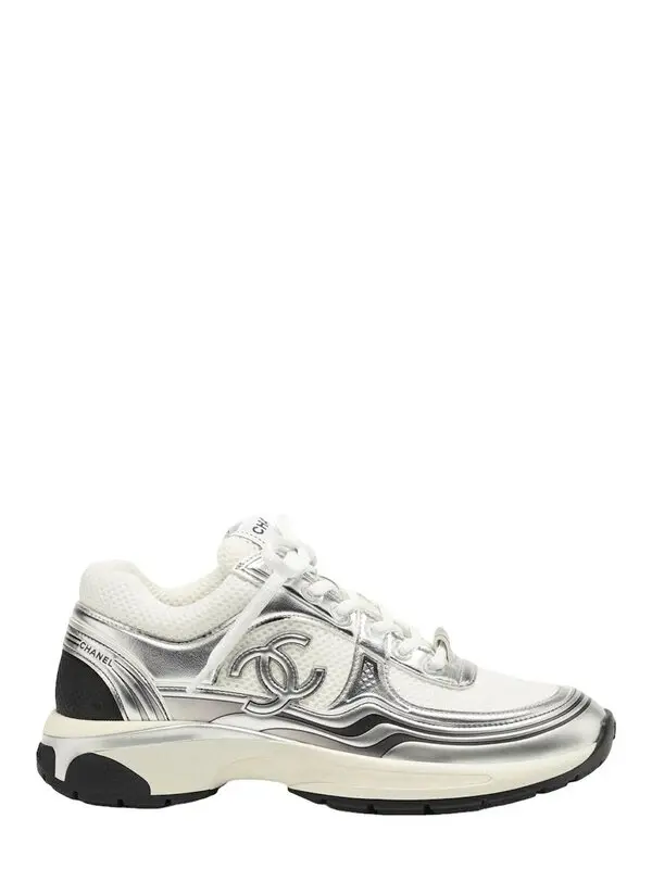 Chanel Cc Runner" Sneakers - White/silver