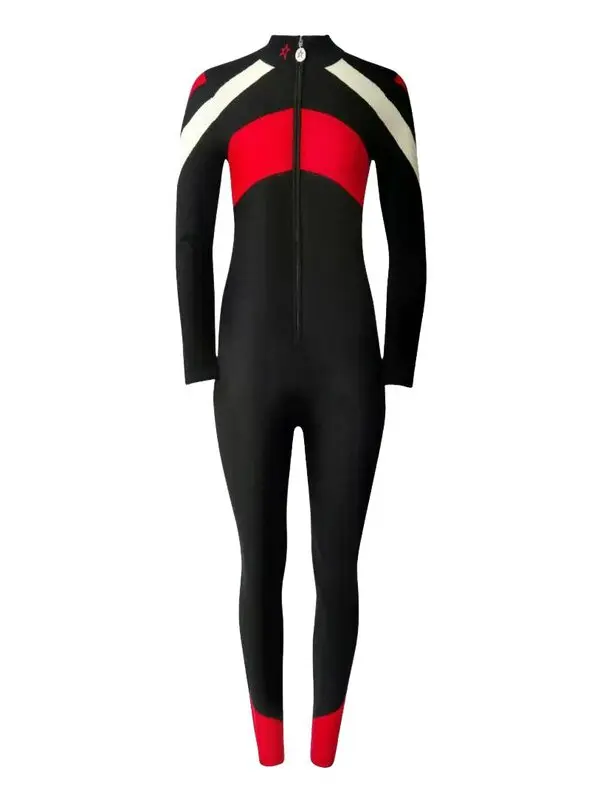 Perfect Moment Merino Wool-knit Jumpsuit - Black