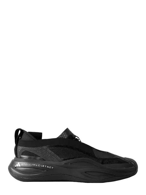 Adidas By Stella McCartney Low Ground Mesh And Tpu Sneakers - Black