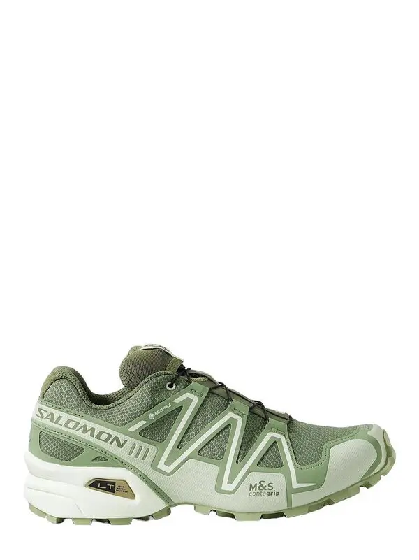 SALOMON Speedcross 3 Rubber-trimmed Mesh Sneakers - Green