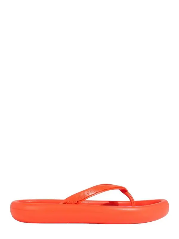 Farm Rio Canoe Rubber Flip Flops - Orange