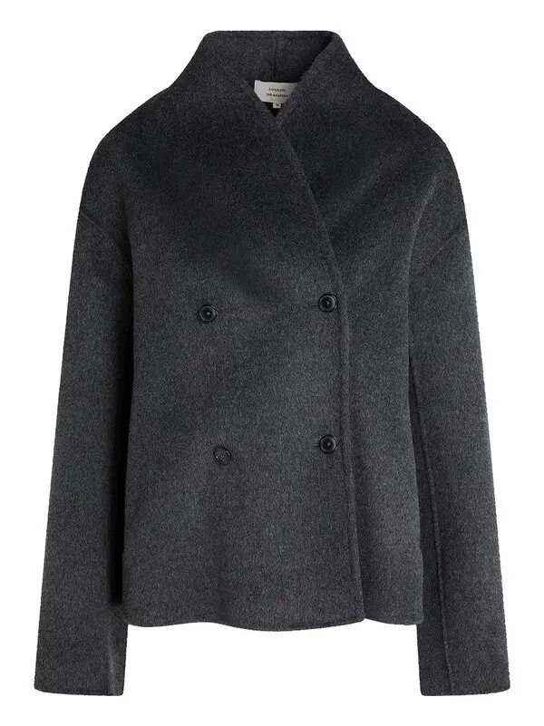 Loulou De Saison Meyer Wool And Cashmere-blend Coat - Dark Gray
