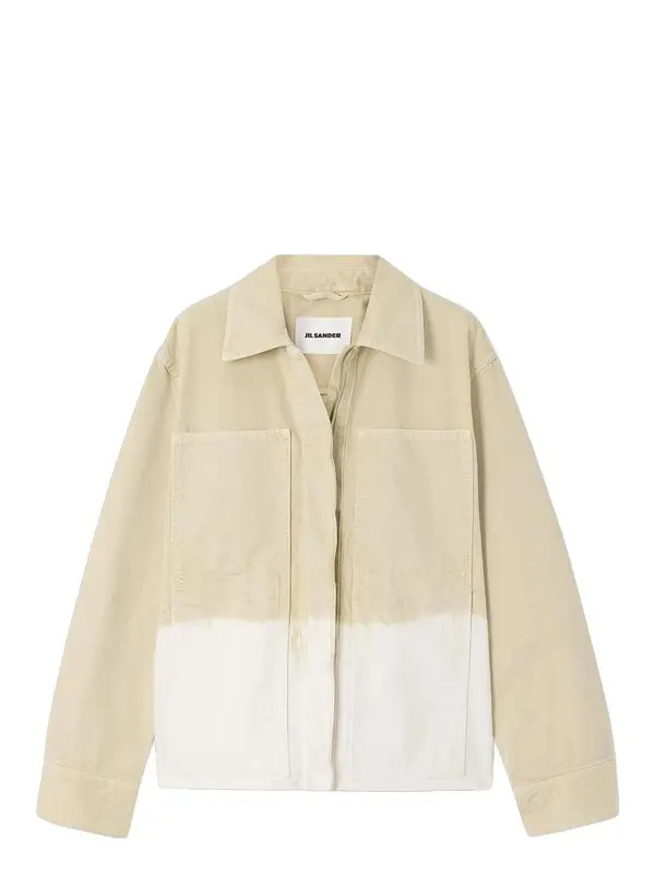 JIL SANDER Dégradé Denim Jacket - Beige
