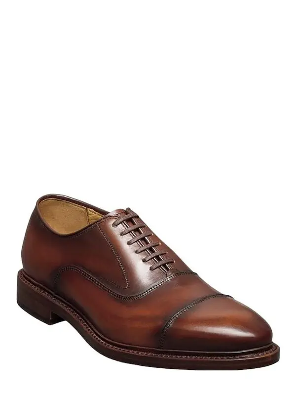 Allen Edmonds Manhattan Reserve Cap-toe Oxford Dress Shoe - Coffee Leather