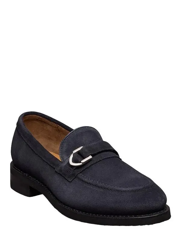 Allen Edmonds Rollins Buckle Loafer In Suede - Navy Suede