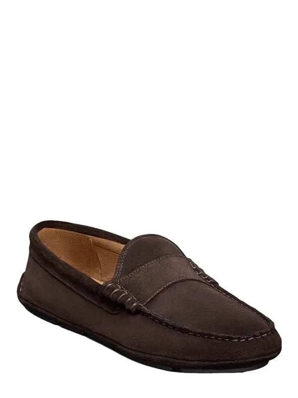 Allen Edmonds Apex Driving Loafer - Bitter Chocolate Suede