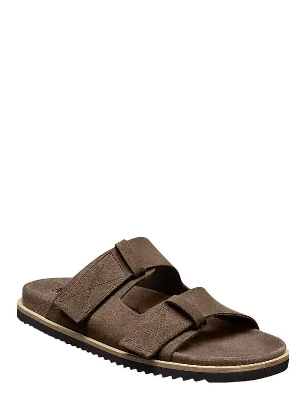 Allen Edmonds Seagrove Suede Sandals - Chocolate Suede