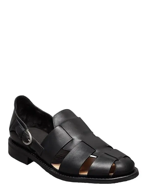 Allen Edmonds Ravello Fisherman Sandal - Black Leather