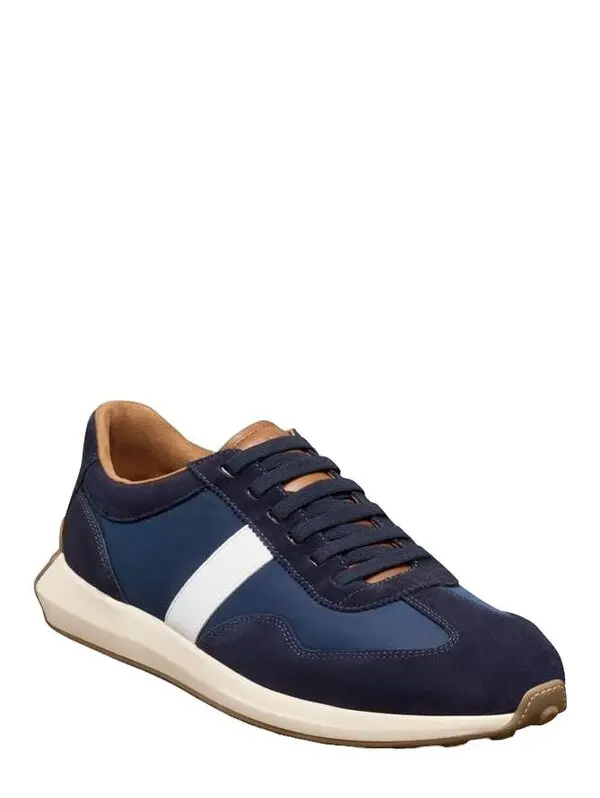 Allen Edmonds Luka Slip-on Sneaker - Navy Nylon & Suede