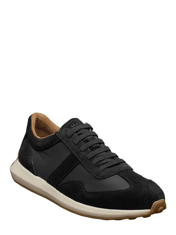 Allen Edmonds Luka Slip-on Stretch-lace Sneaker - Black Nylon & Leather