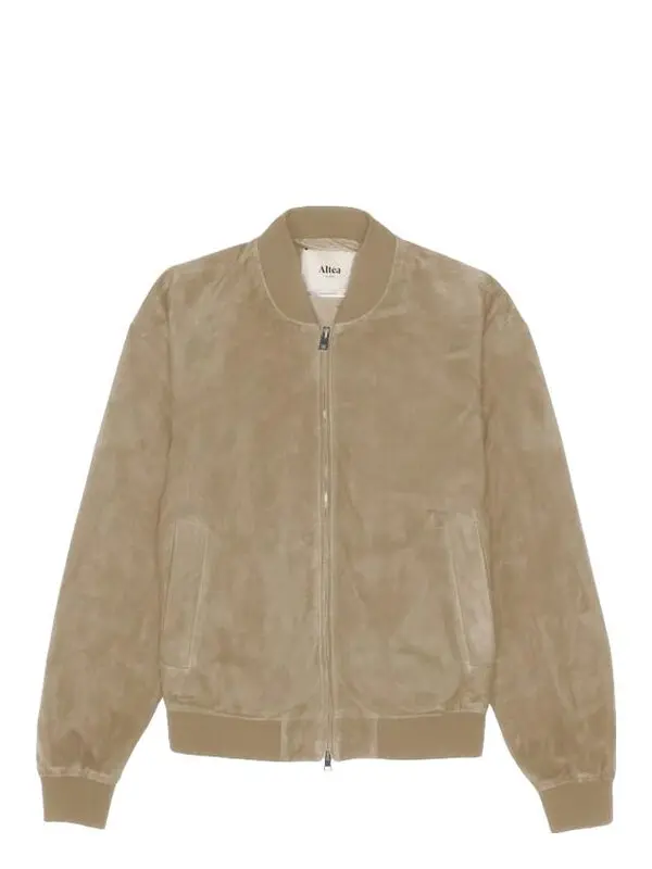 Allen Edmonds Altea Suede Bomber Jacket - Tan