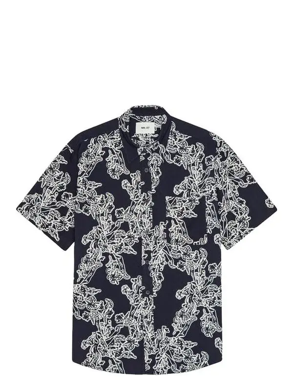 Allen Edmonds No Nationality Nn07 Deon Short-sleeve Shirt - Navy