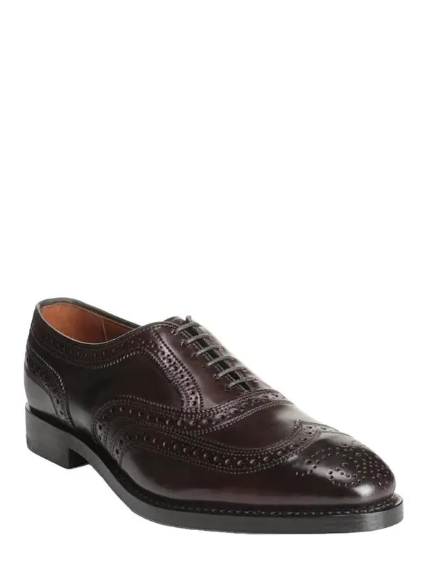 Allen Edmonds Cambridge Shell Cordovan Wingtip Dress Shoe - Burgundy Cordovan Leather