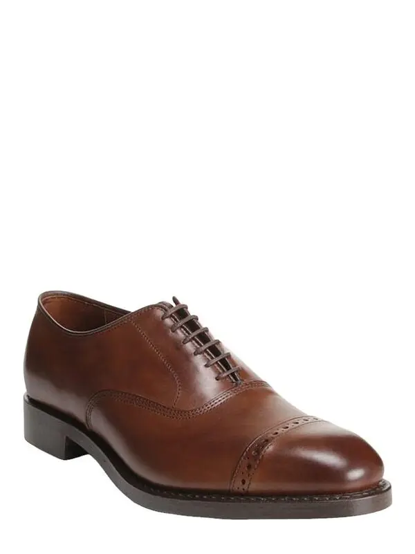 Allen Edmonds Fifth Avenue Cap-toe Oxford Dress Shoe - Coffee Brown Leather