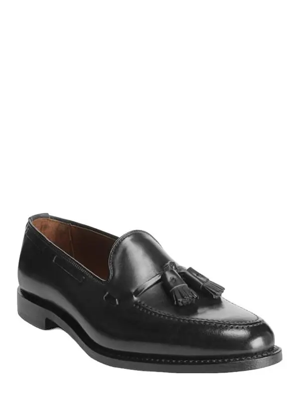 Allen Edmonds Grayson Shell Cordovan Tassel Loafer - Black Cordovan Leather