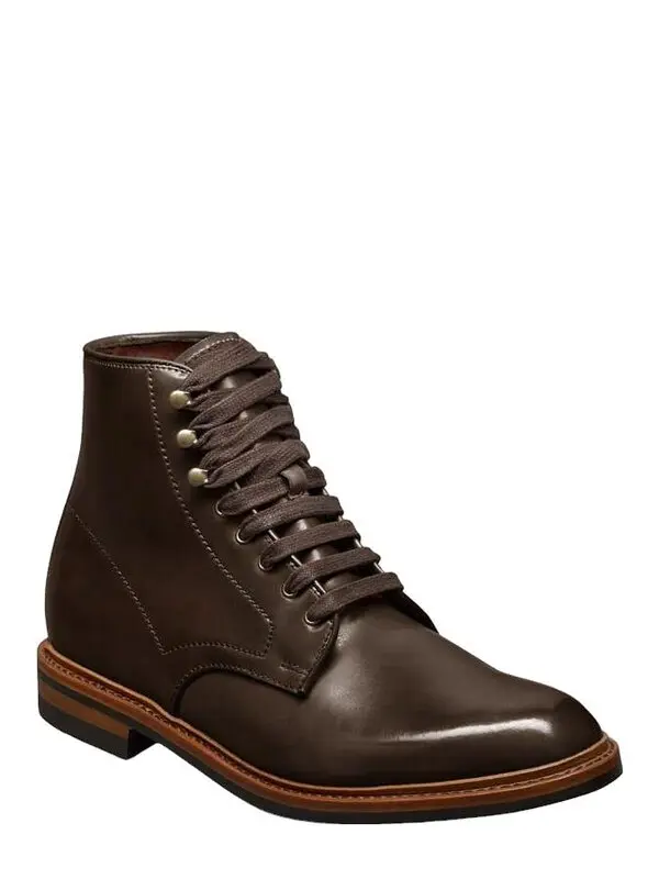 Allen Edmonds Higgins Mill Shell Cordovan Leather Lace-up Derby Boots - Brown Cordovan Leather
