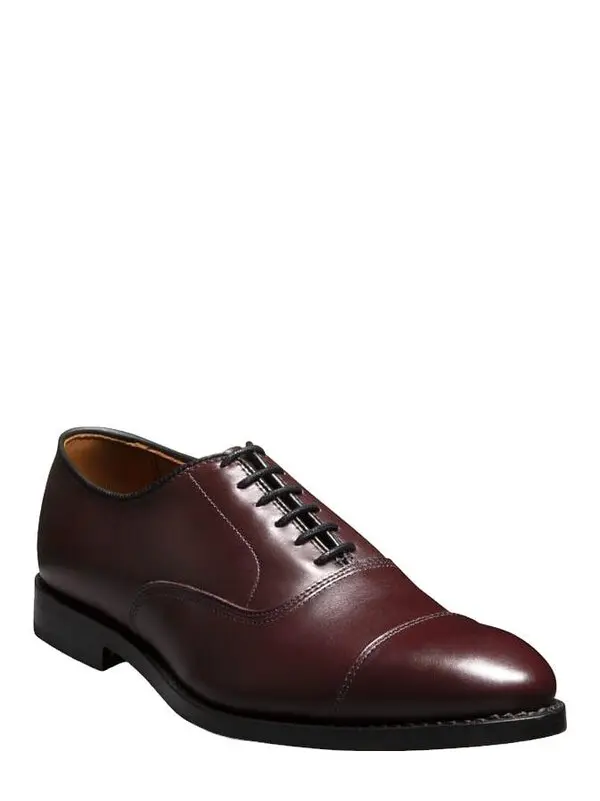 Allen Edmonds Park Avenue Cap-toe Oxford Dress Shoe - Burgundy Leather